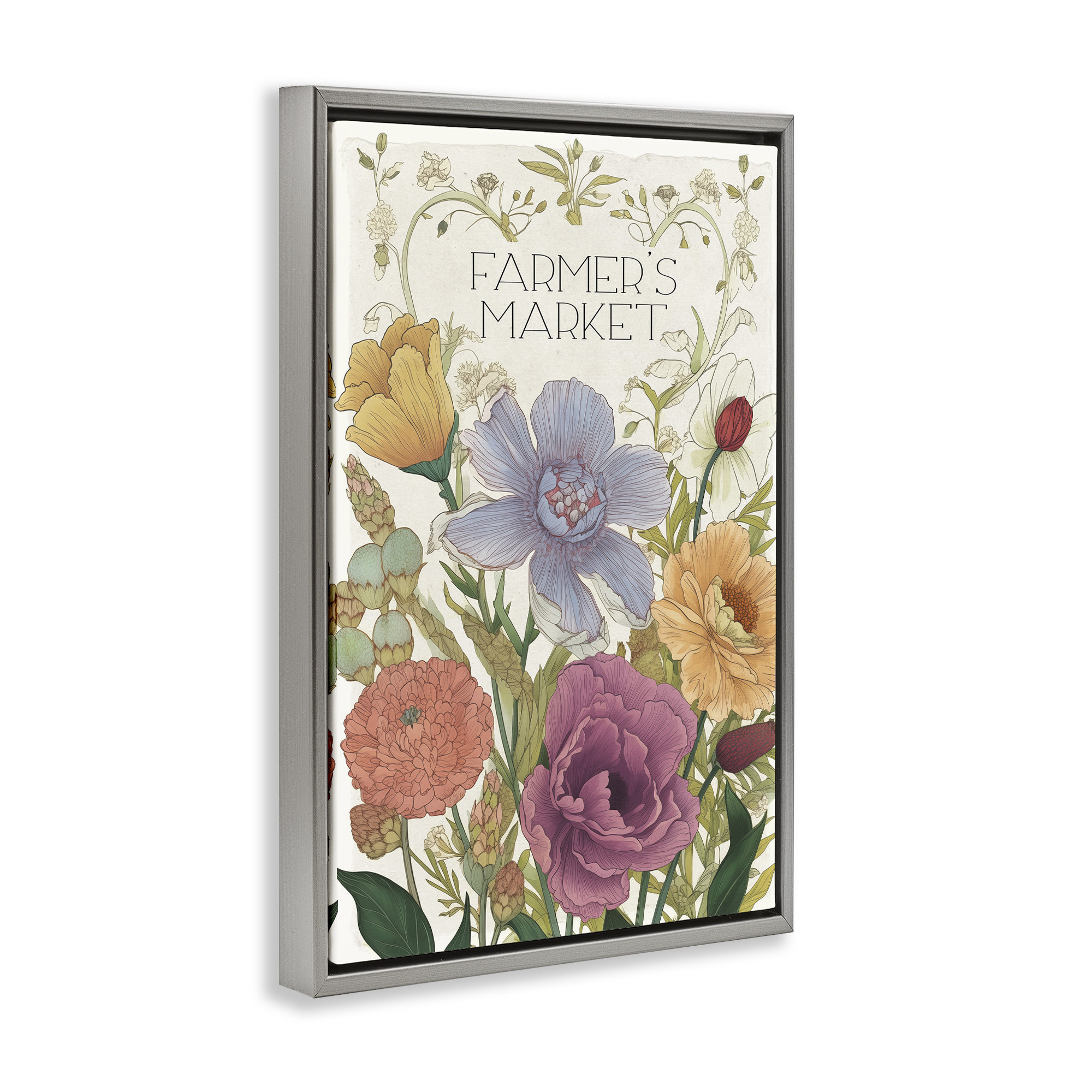 Ophelia & Co. Vintage Farmer's Market Garden Floating Frame, design by ...
