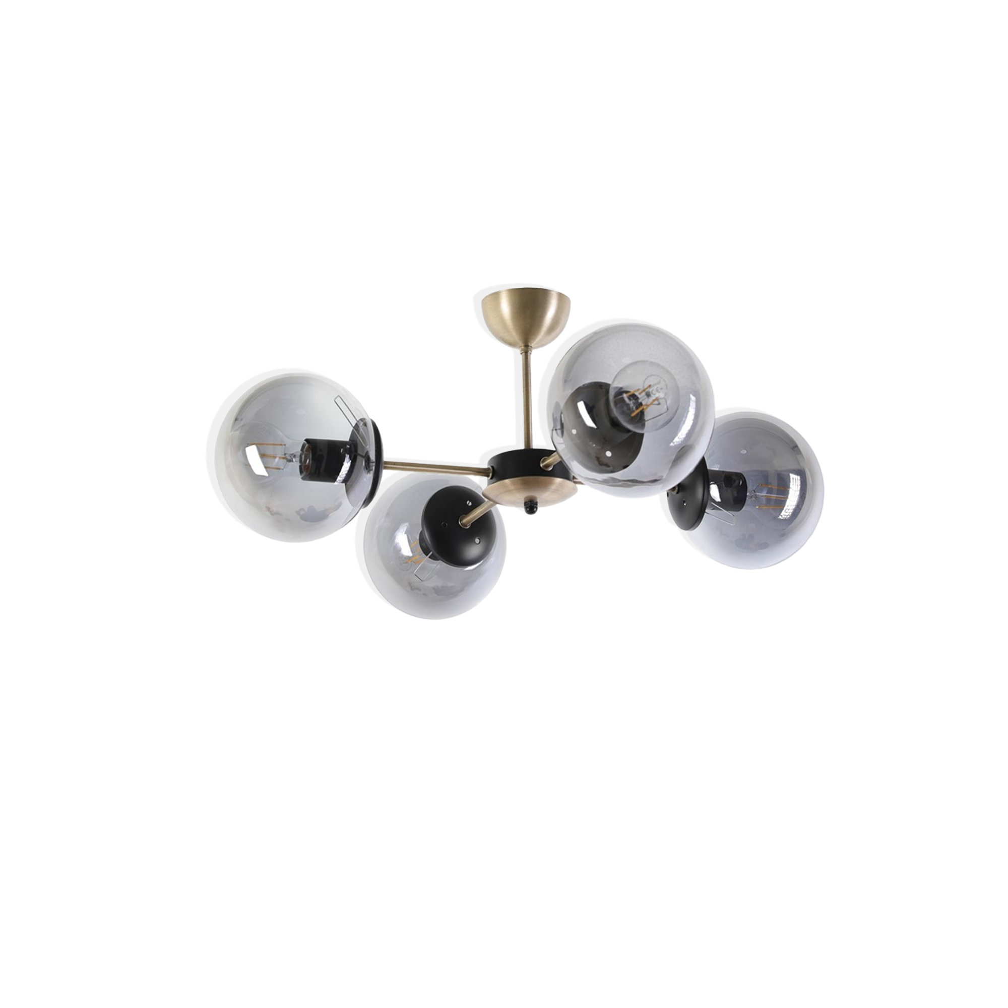 Corrigan Studio 4 Lights Metal Globe Flush Mount - Wayfair Canada