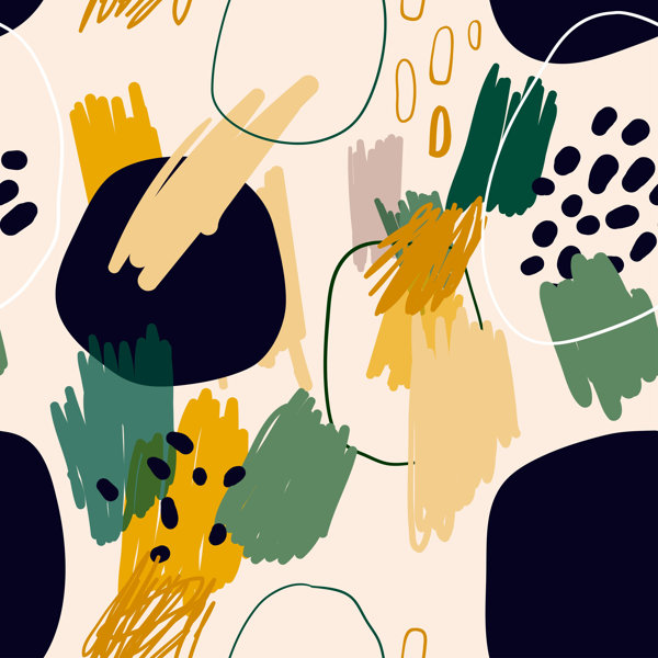 ClassicLiving Walsenburg Abstract Pattern - Wrapped Canvas Graphic Art ...