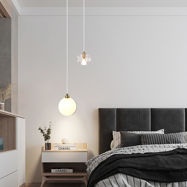 Mercer41 Logunn 2 - Light Sphere Chandelier Ceiling Light With Crystal ...