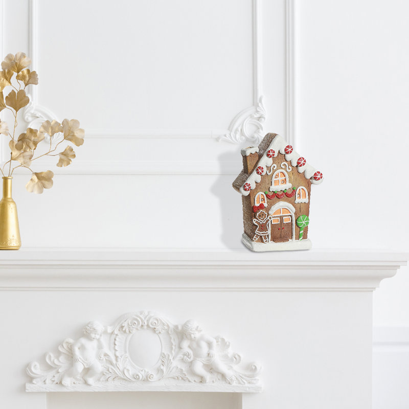 The Holiday Aisle® Led Magnesia Gingerbread House | Wayfair
