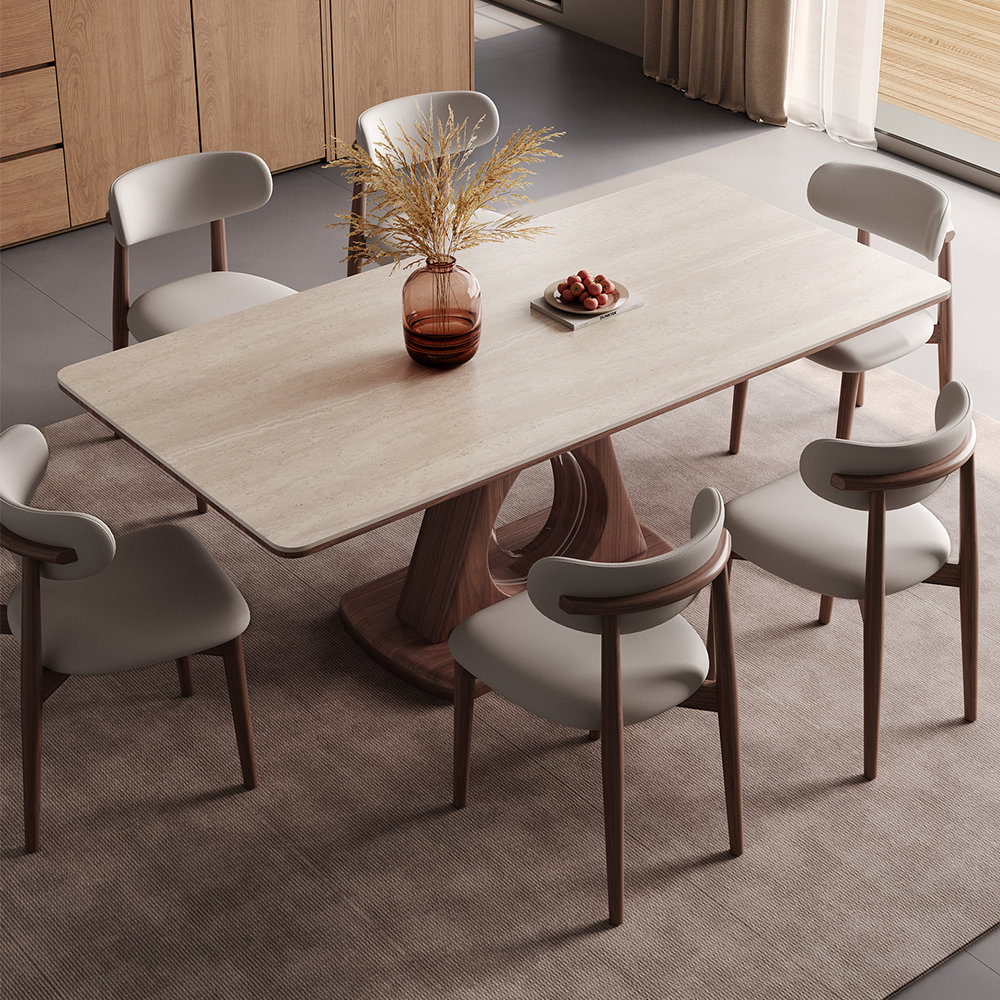 Elamer European modern simple dining table set | Wayfair