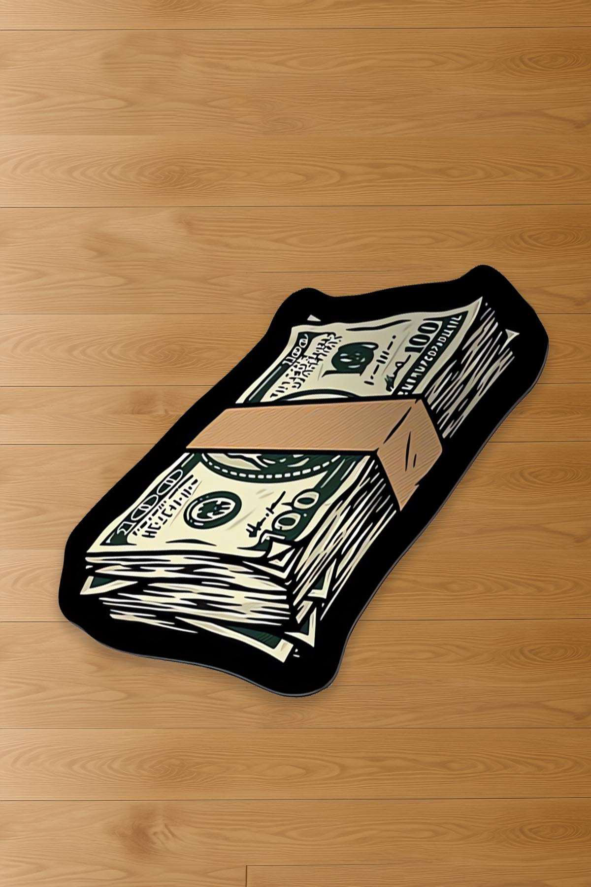 East Urban Home Novelty Stacked Cash Accent Rug | Wayfair