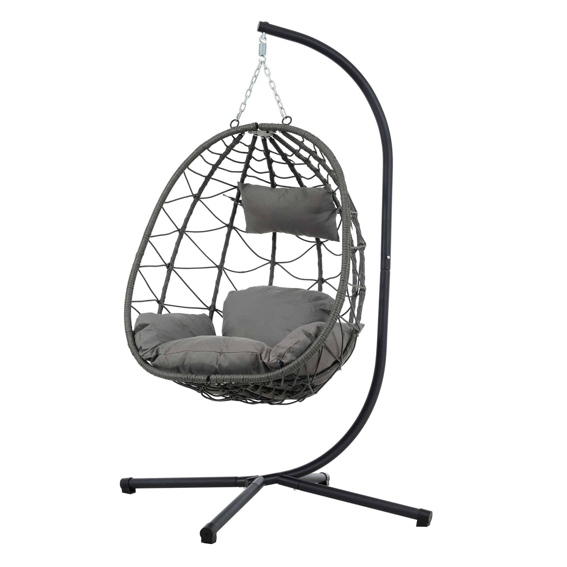 Dakota Fields Elegant Indoor/Outdoor Egg Chair Set with Stand – A Chic Choice for Any Room ...