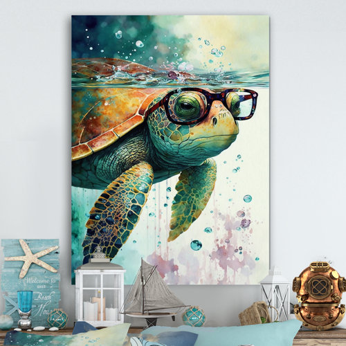Turtle Wall Art You'll Love | Wayfair