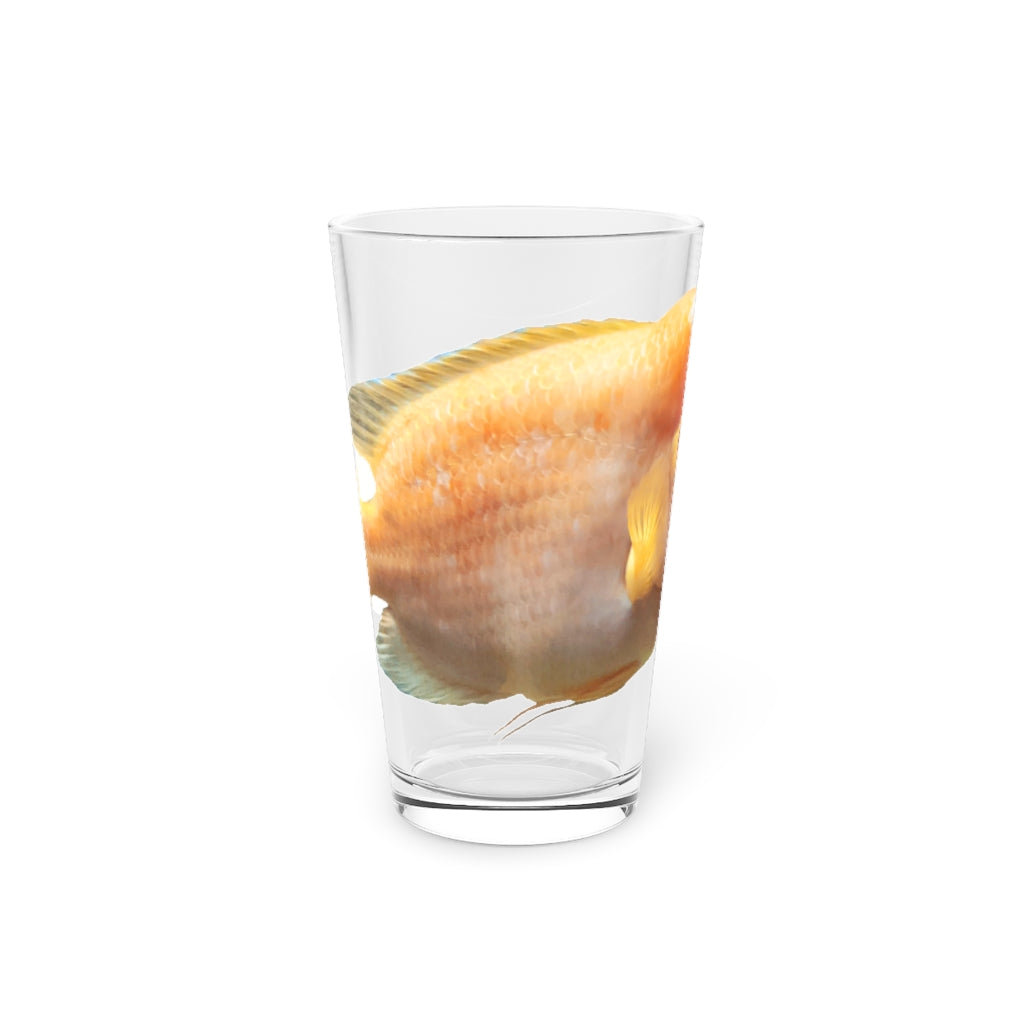 East Urban Home Orange Fish Pint Glass, 16Oz - Wayfair Canada