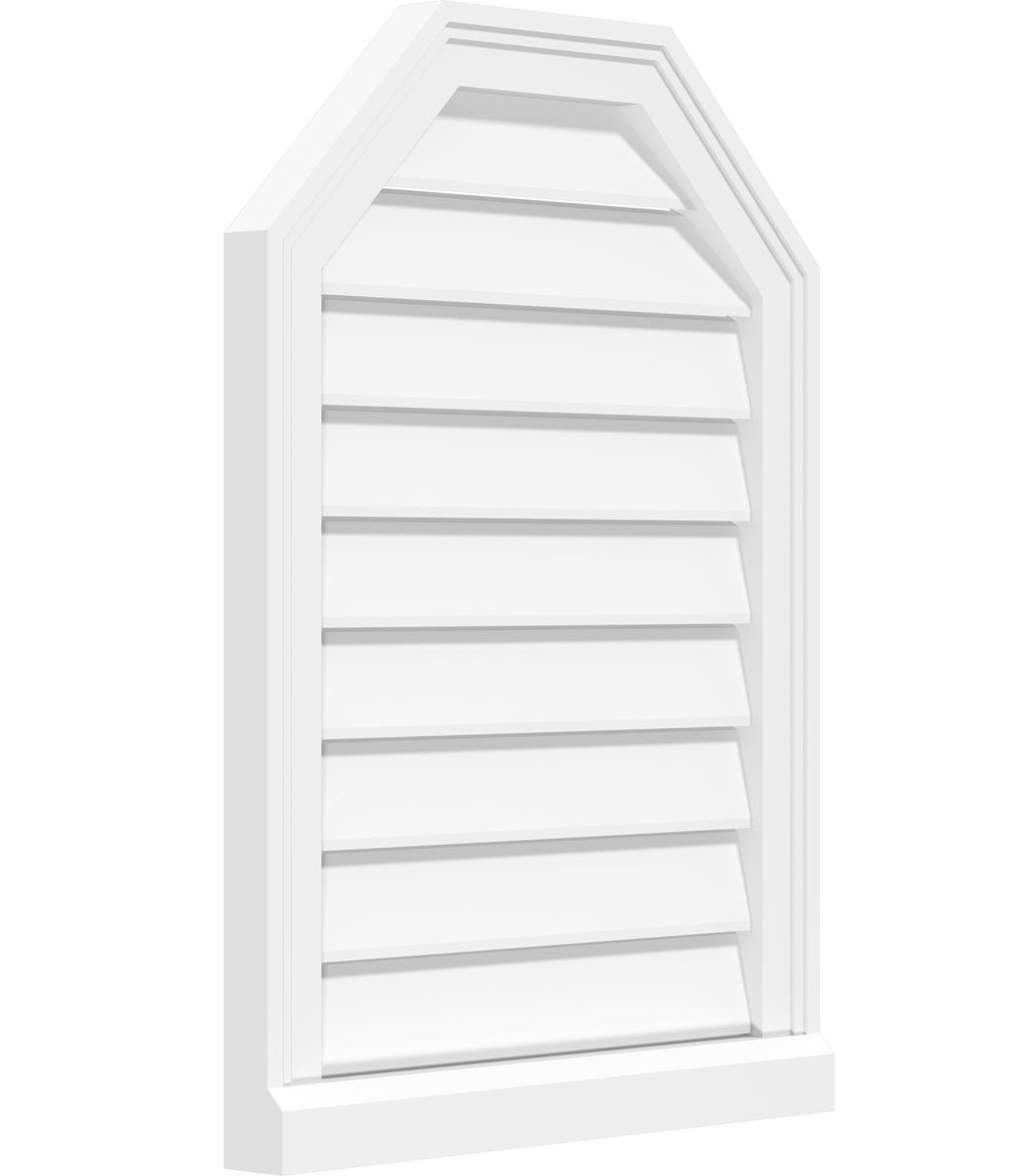 Ekena Millwork Octagonal Top Surface Mount Functional Brickmould Sill ...