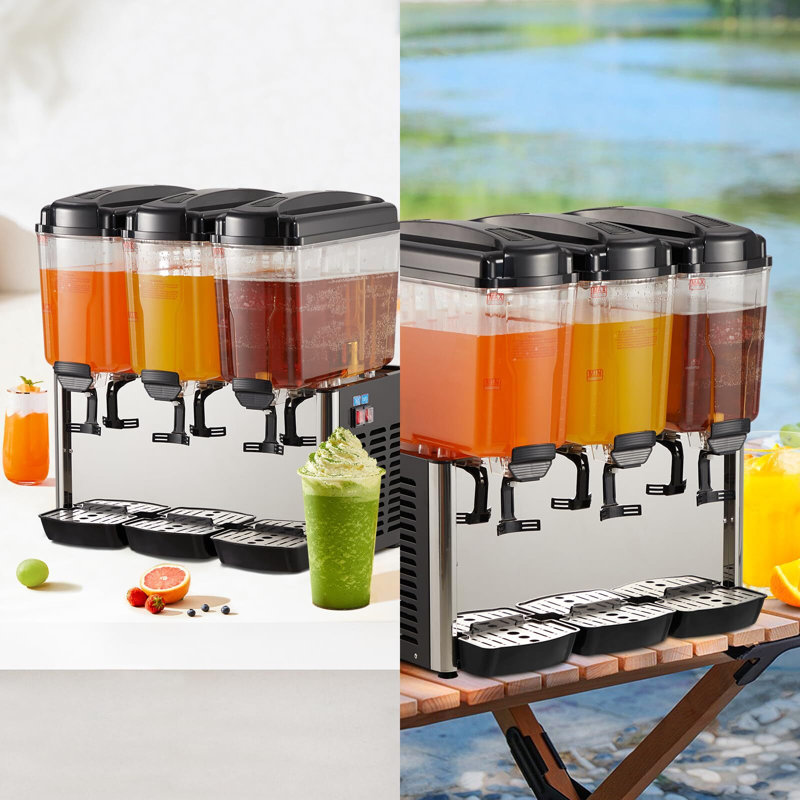 Zstar Stainless Steel Double Beverage Dispenser | Wayfair