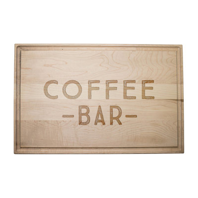 Designs Direct Creative Group Coffee Bar Cutting Board | Wayfair