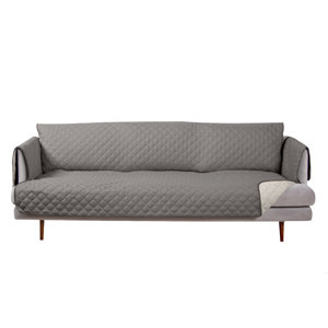 FurHaven Water Resistant Reversible Sofa Cover Furniture Protector ...