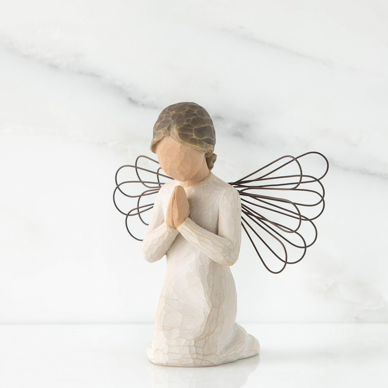 Willow Tree Angel of Prayer Figurine, Sculpted Hand-Painted Resin ...