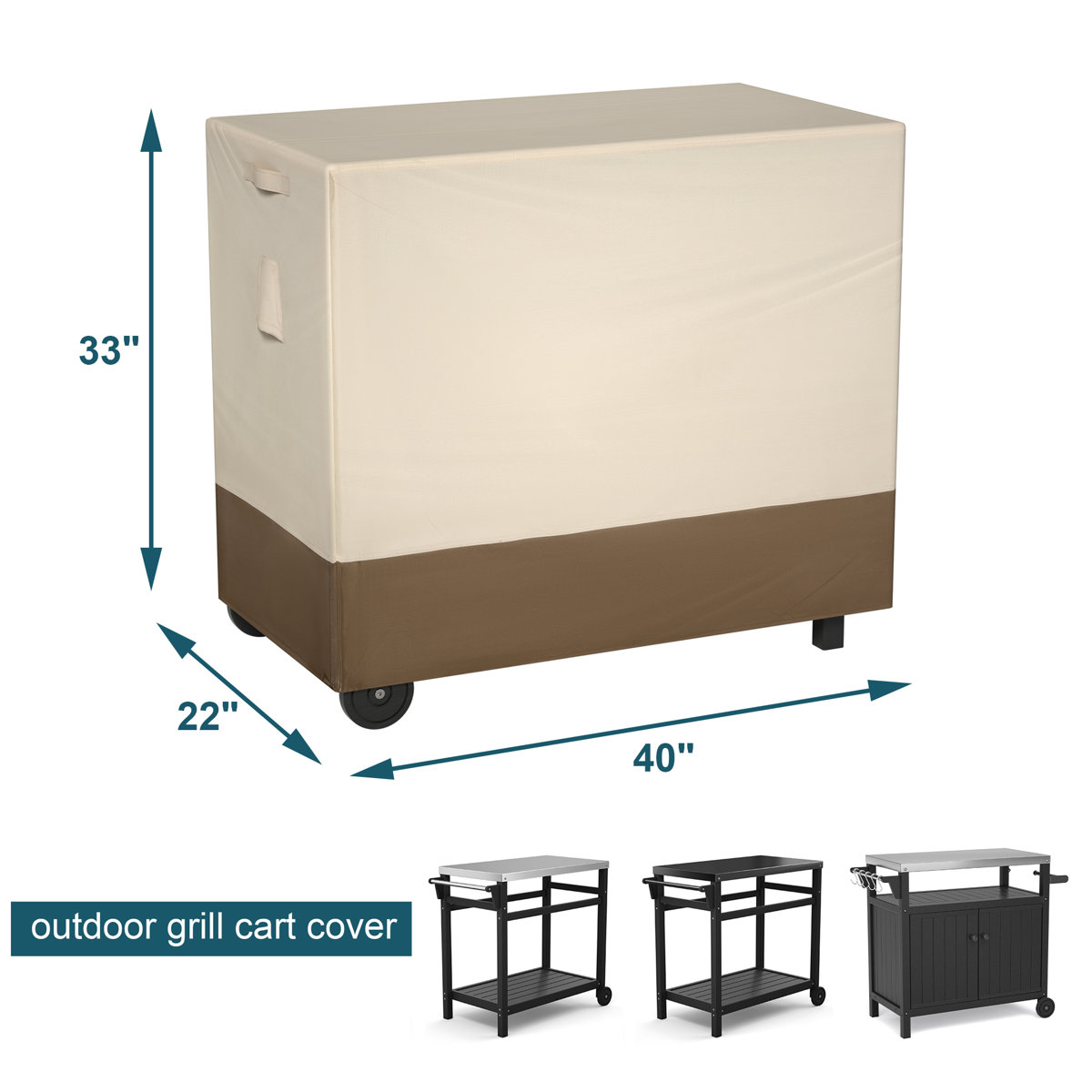 Arlmont & Co. Outdoor Prepare Table Cover,Kitchen Island Cover | Wayfair