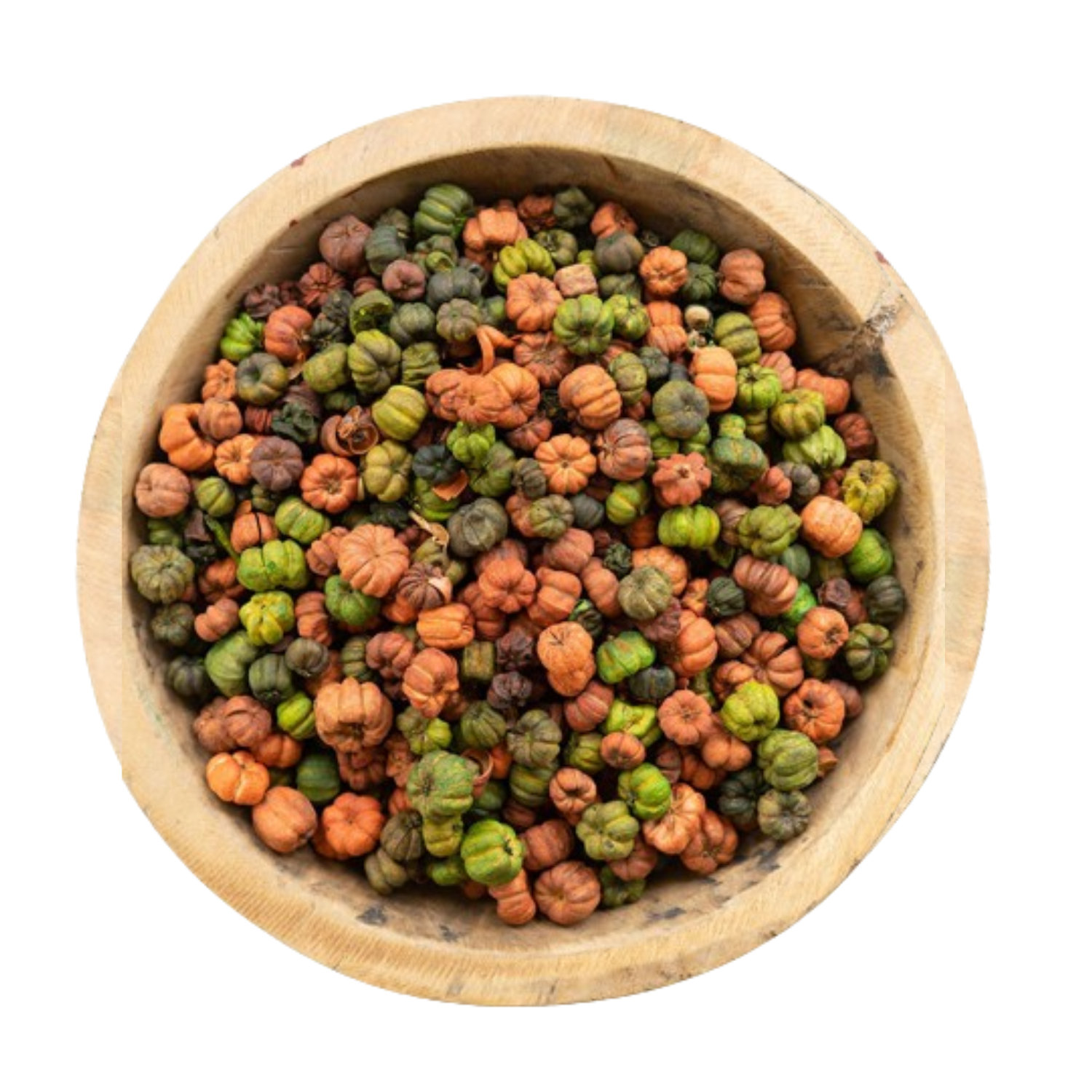 The Holiday Aisle® Modern Bag Of Orange And Green Putka Pods (Mini ...