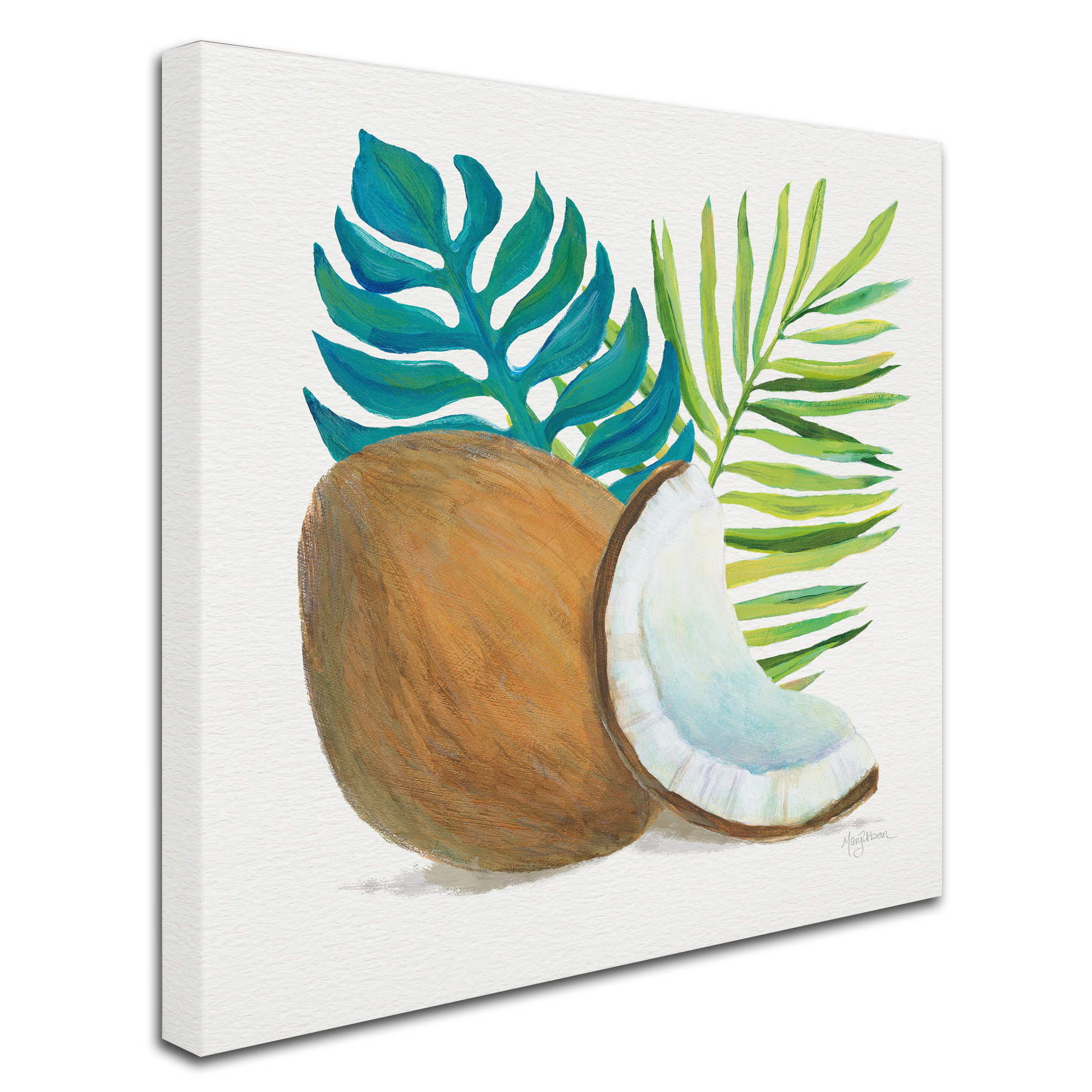 Bay Isle Home™ 'Coconut Palm IV' Print on Wrapped Canvas - Wayfair Canada