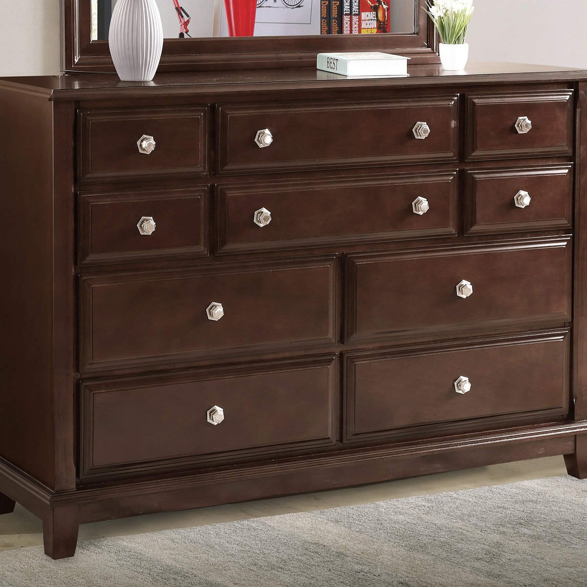 Canora Grey Travarius Glory Furniture Ashford G9800-D Dresser ...