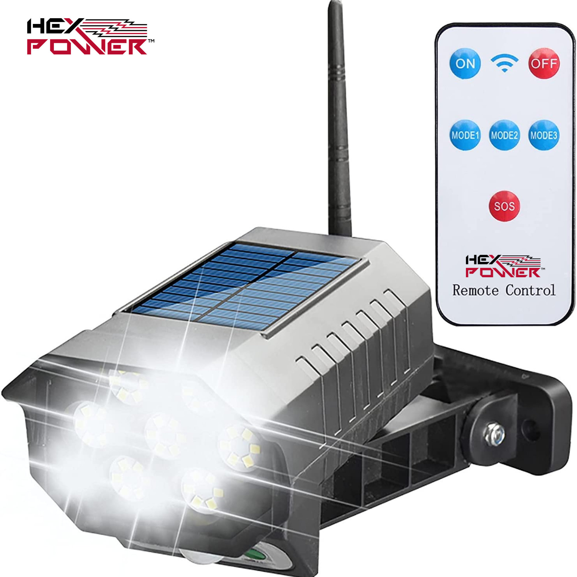 NATO Sporty 3-Watt LED Solar Power Flood Light with Motion Sensor ...