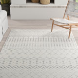 Wayfair | 7' x 9' Gray & Silver Area Rugs You'll Love in 2023