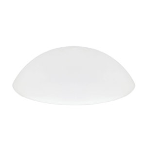 Wrought Studio™ Glass Bowl Lamp Shade ( Screw on ) in White | Wayfair