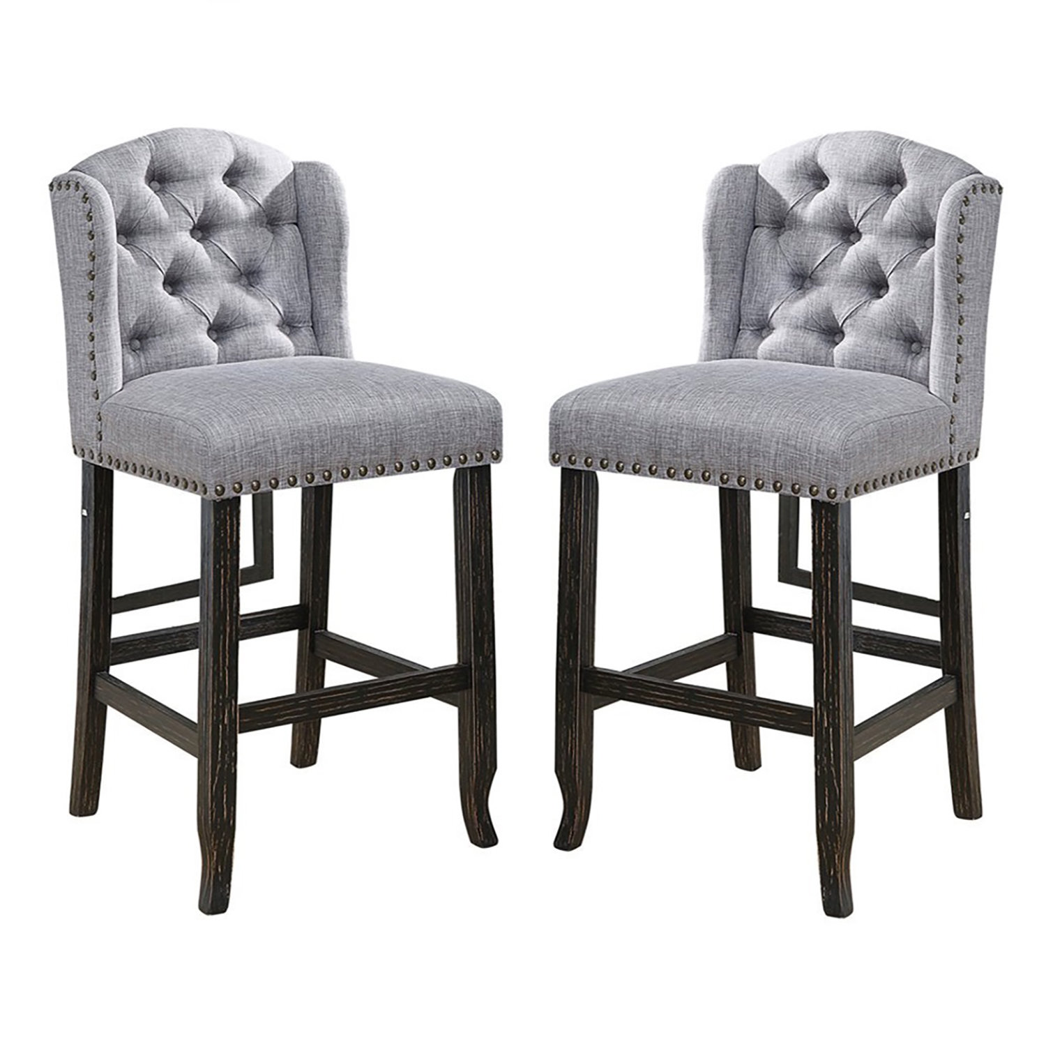 Darby Home Co Lesly Tufted Upholstered Wingback Side Chair | Wayfair