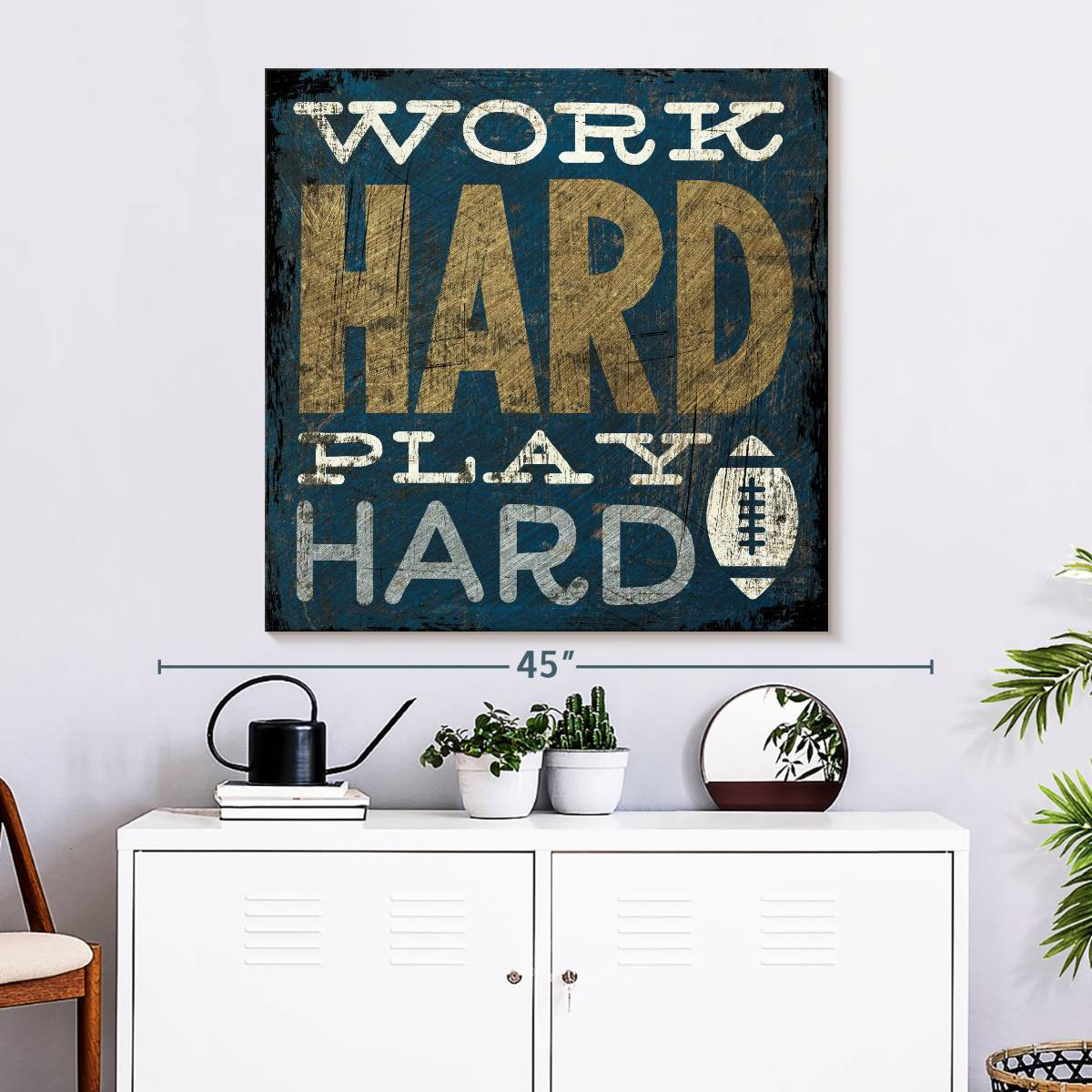 Trinx Kema Football II Blue | Wayfair