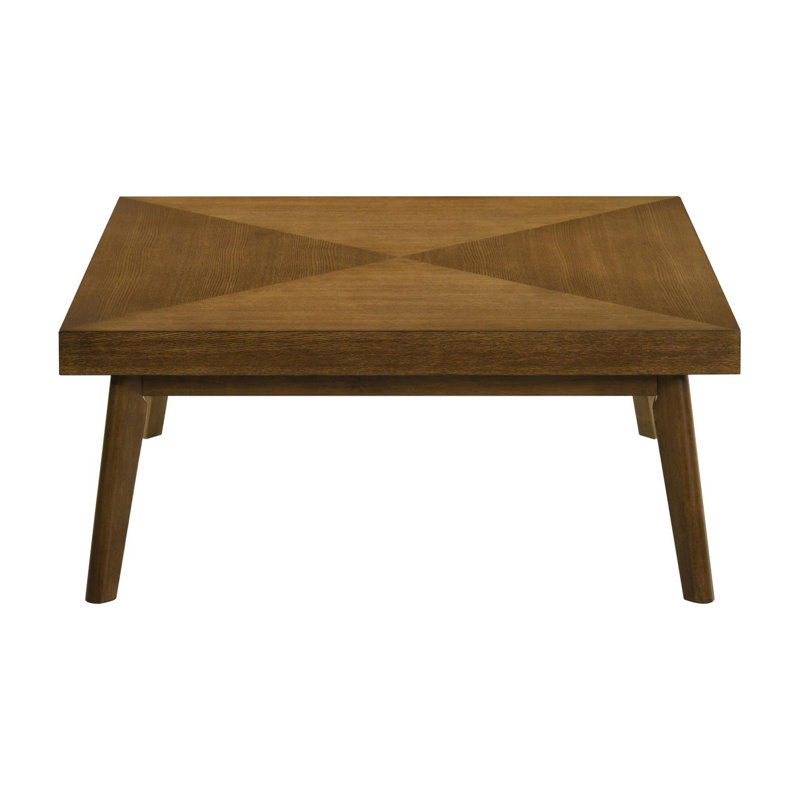 George Oliver Noblitt Walnut Square Coffee Table | Wayfair