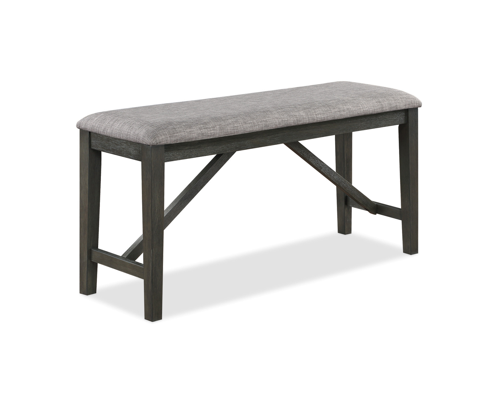 Gracie Oaks Transitional Farmhouse Counter Height Bench | Wayfair