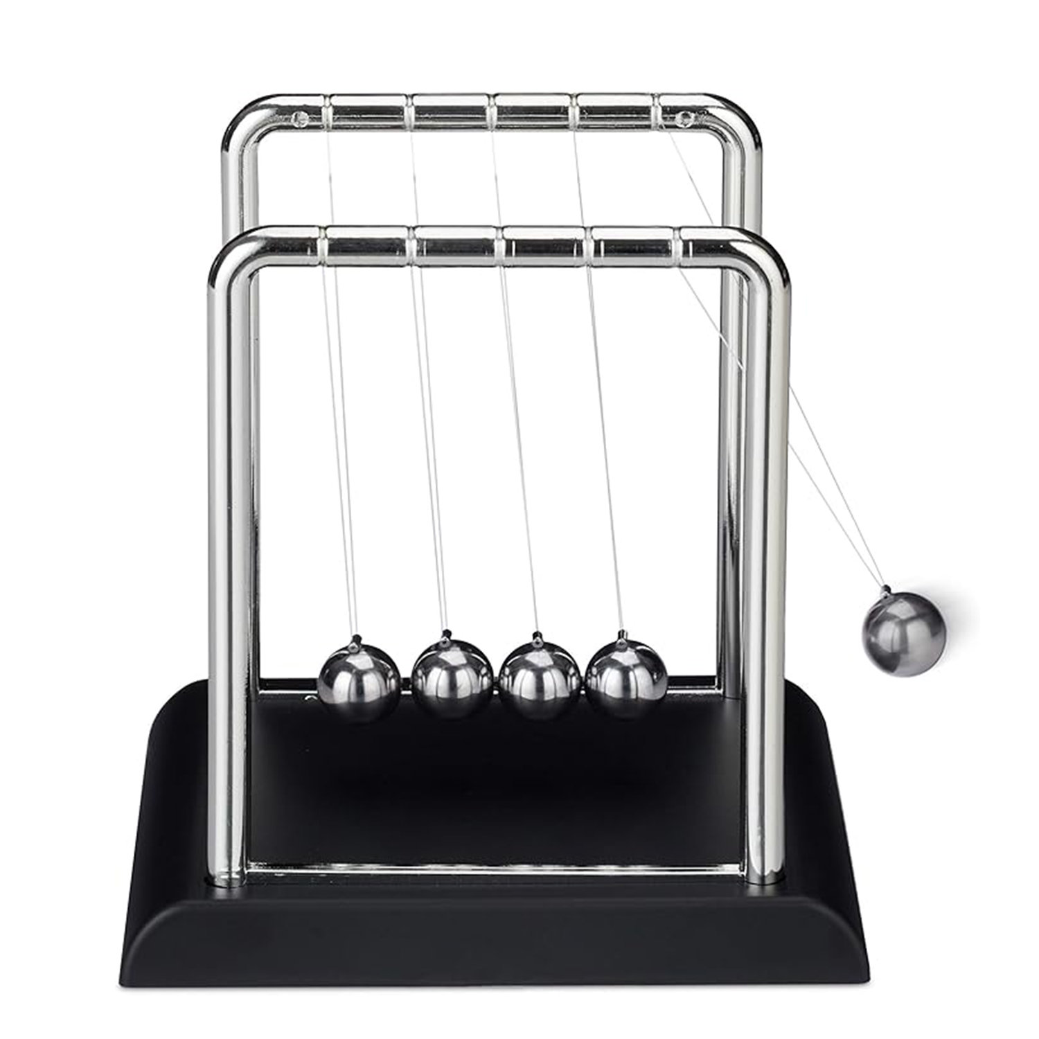 Ebern Designs Newton’S Cradle, Classic Pendulum With 5 Balls ...