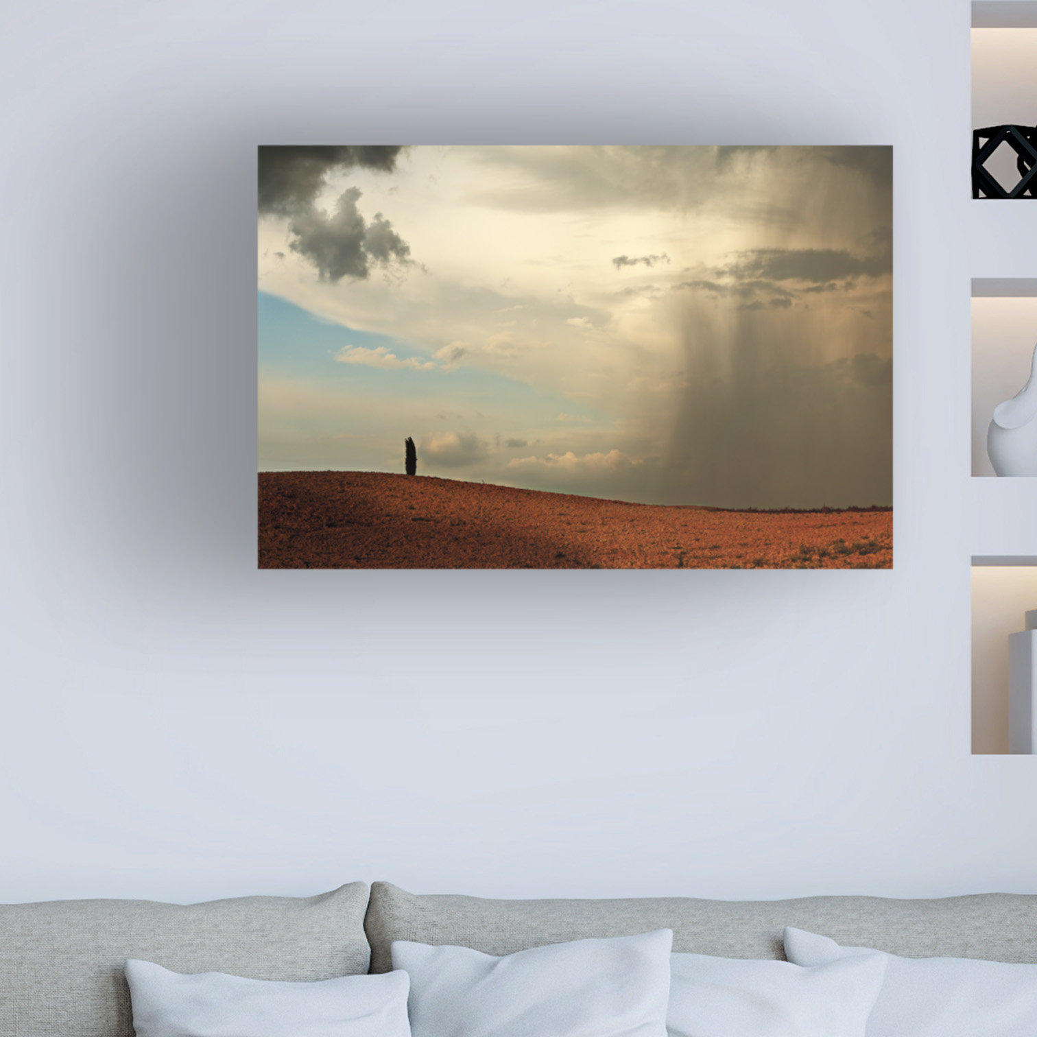 Ebern Designs The Rain Comes by Milan Riha - Wrapped Canvas Photograph ...
