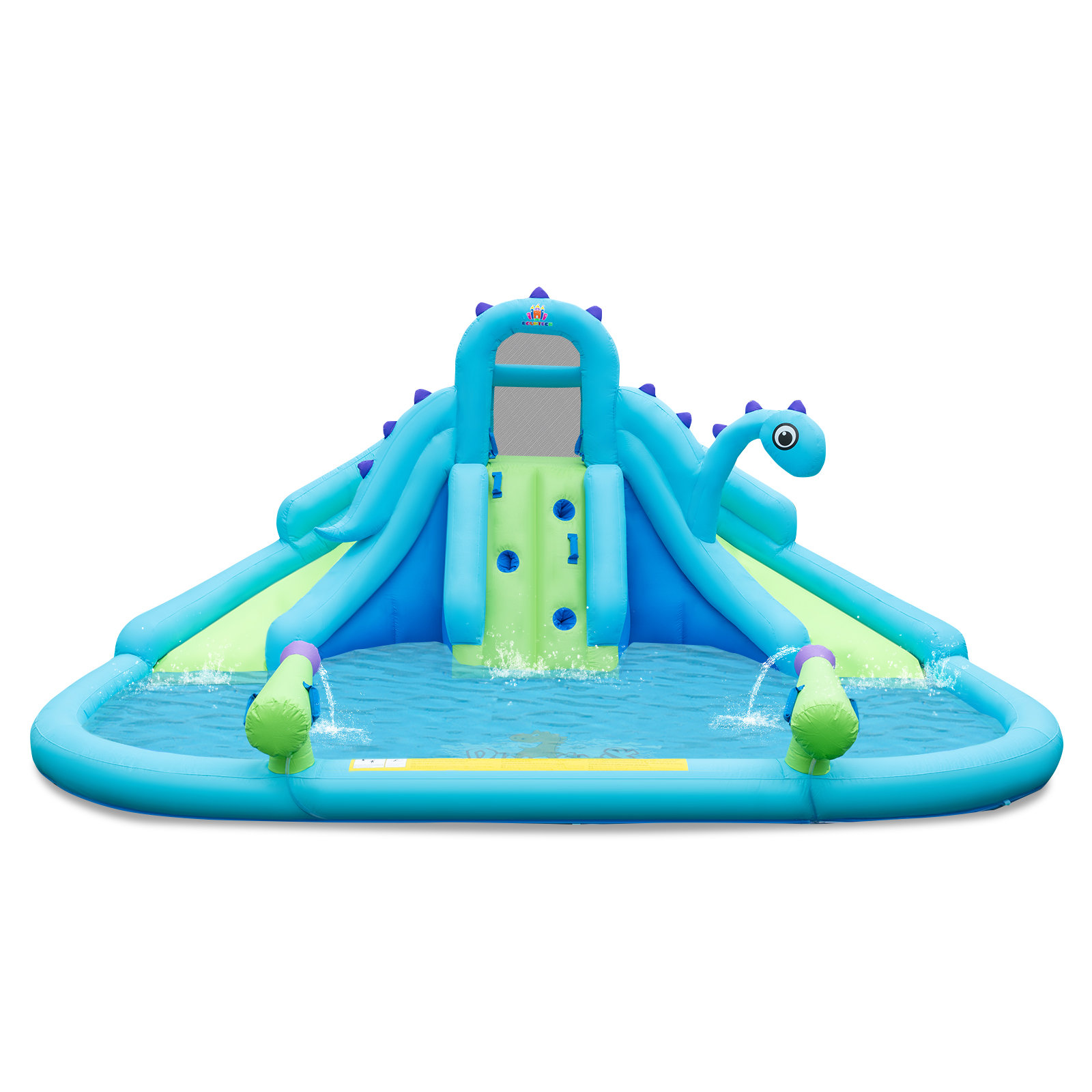 Topbuy Inflatable Water Slide Blowup Water Park With Dual Slides ...
