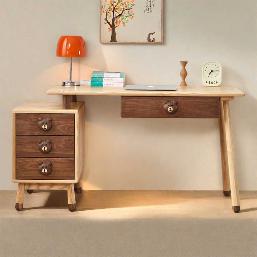 Isabelle & Max™ Simple Modern Rectangular Wooden Writing Desk | Wayfair