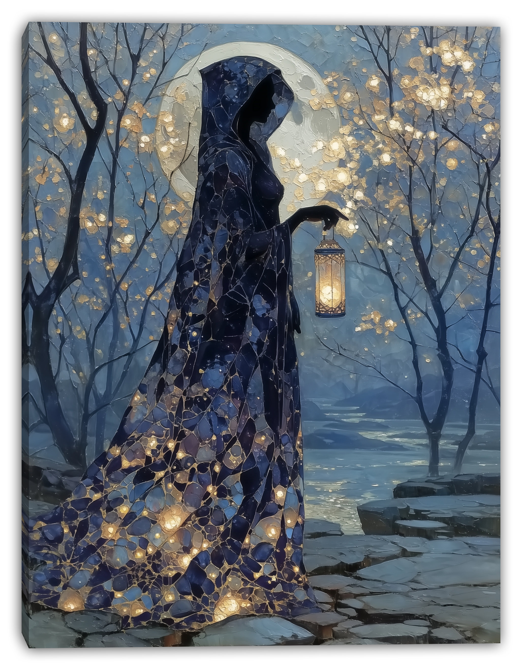 Union Rustic Lantern Keeper Wrapped Canvas Wall Art | Wayfair