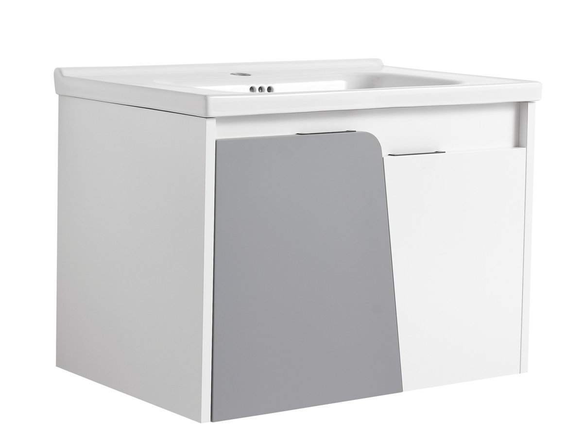 Creationstry Elegantly Design Wall-Mounted Bathroom Vanity With Sink ...