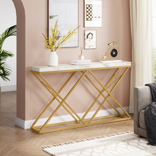 Wayfair | Way Day: Gold Console Tables You'll Love In 2023