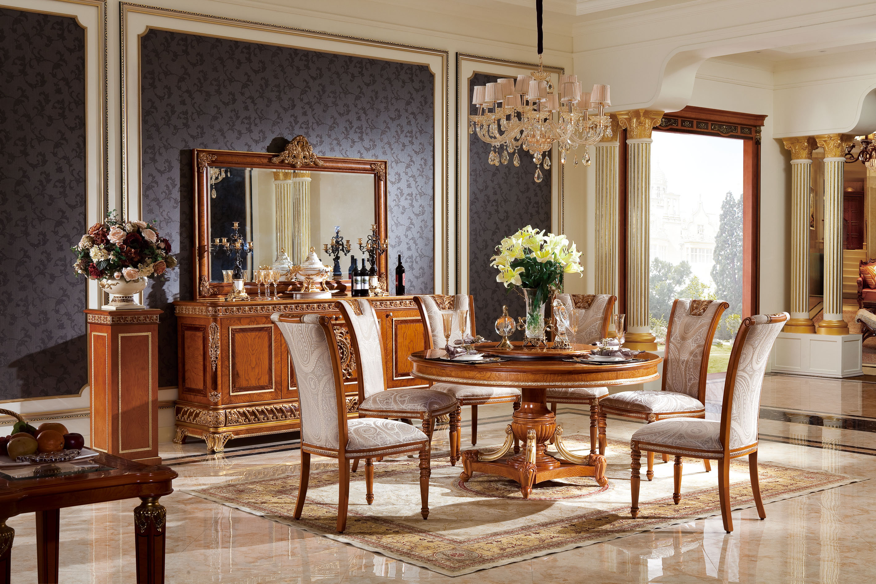 Infinity Furniture Import Narcissus 59" Round Dining Table | Perigold