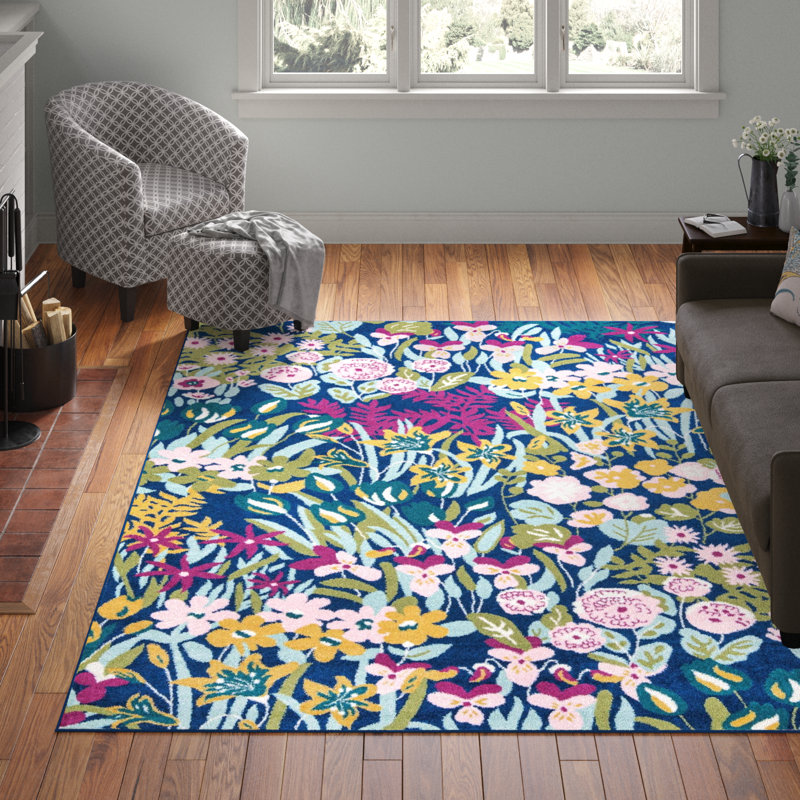 Andover Mills™ Holle Floral Rug & Reviews | Wayfair
