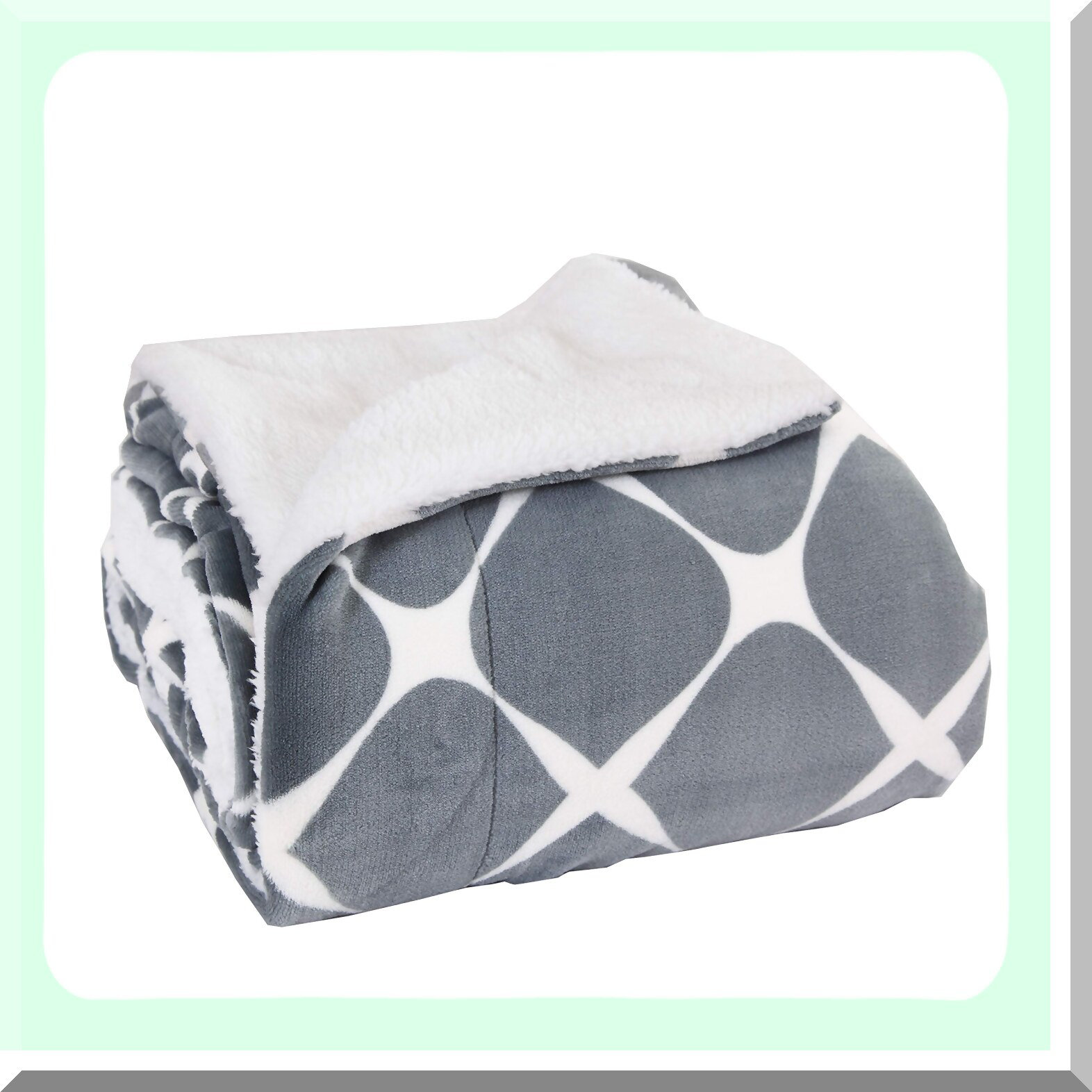 BRBCA VelvetTouch Ultra-Plush Reversible Fleece Throw - Soft, Warm ...