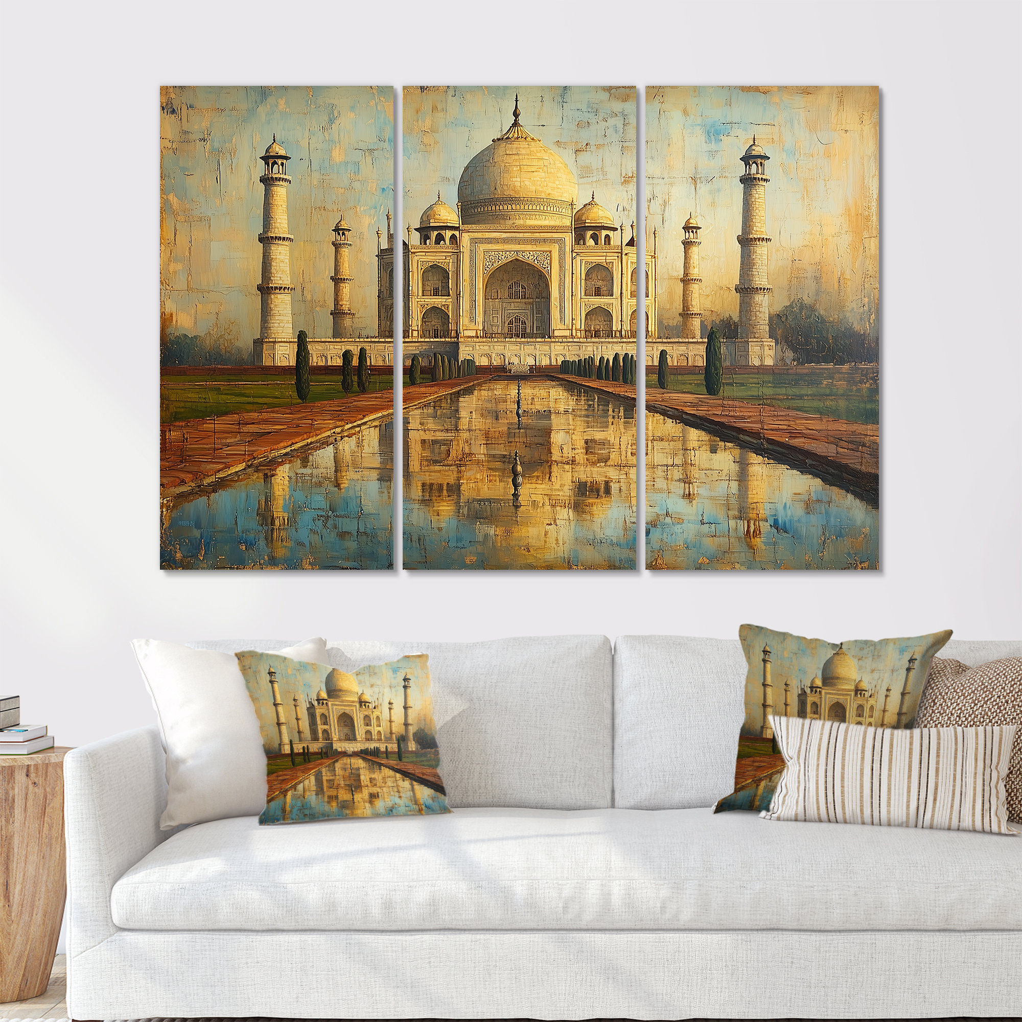 Lark Manor™ Vintage Taj Mahal Place - Taj Mahal Wall Art Print Set ...