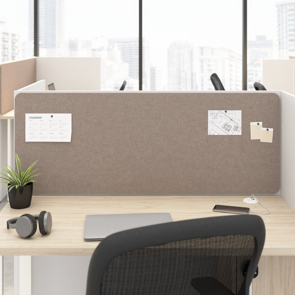 Bush Business Furniture Hustle Tackboard For Cubicle Desk | Wayfair