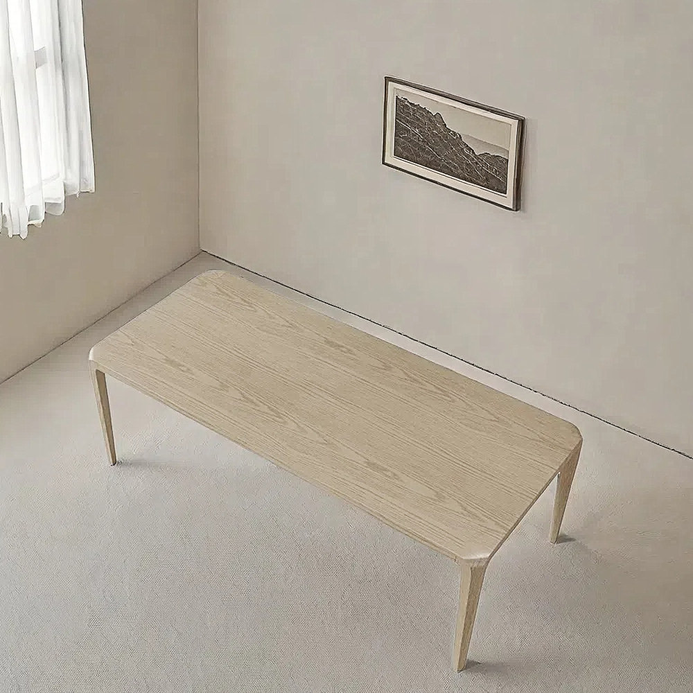 HomeLuxea Modern minimalist rectangular dining table | Wayfair