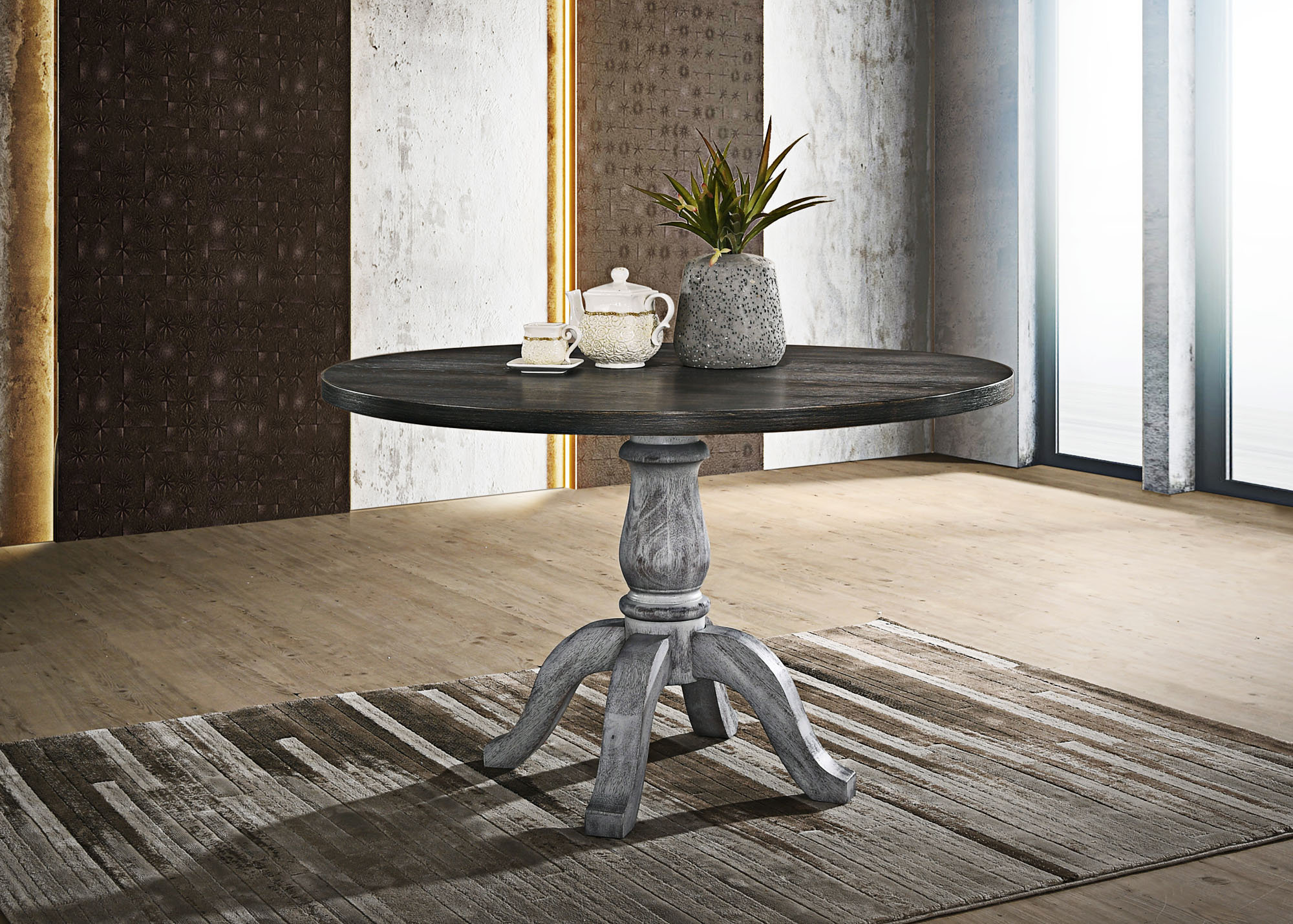 Ophelia & Co. Modern Round Wood Dining Table | Wayfair
