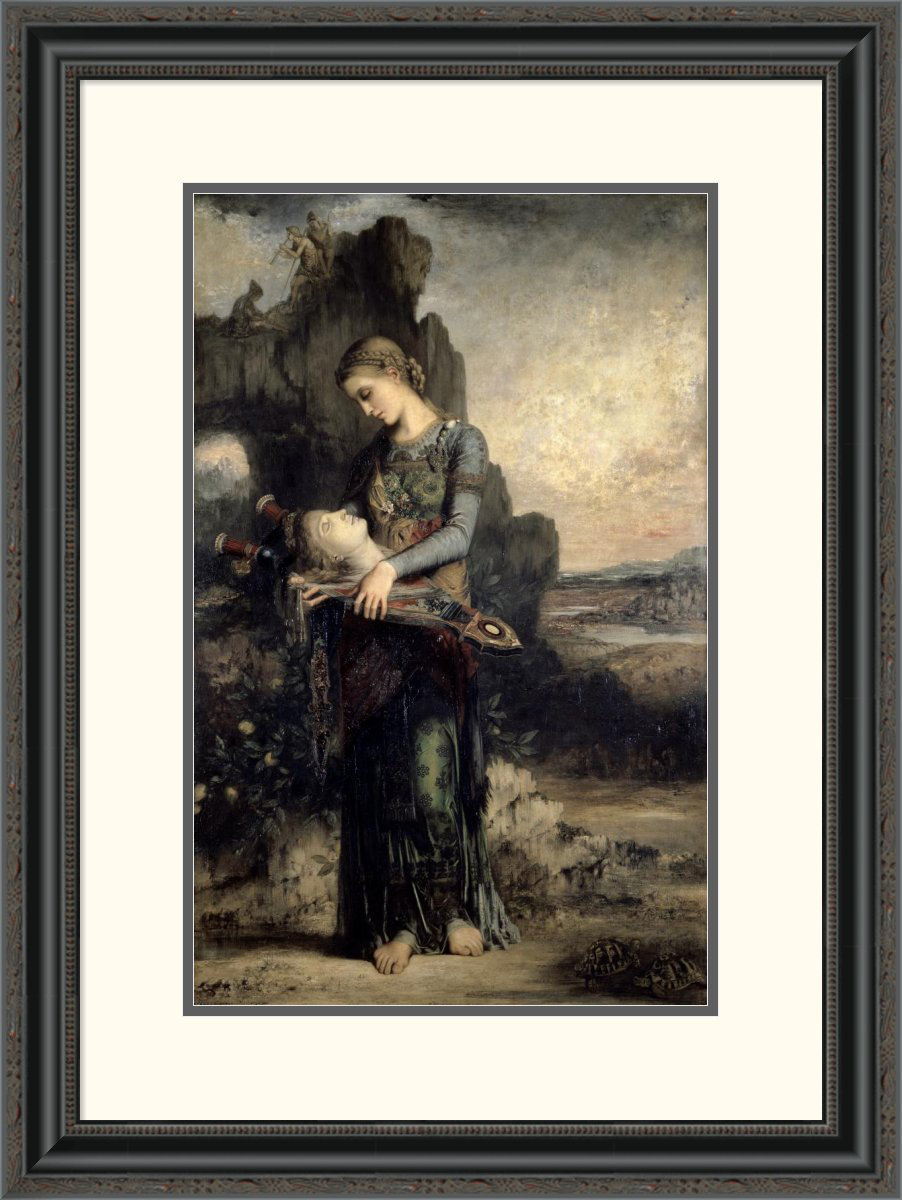 Global Gallery 'Orpheus' by Gustave Moreau Framed Painting Print ...