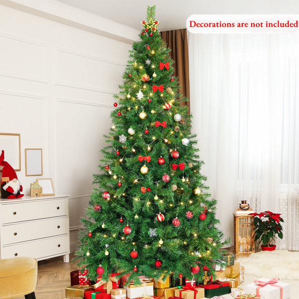 The Holiday Aisle® Kewanda 7.5ft Unlit Christmas Tree with Stand | Wayfair