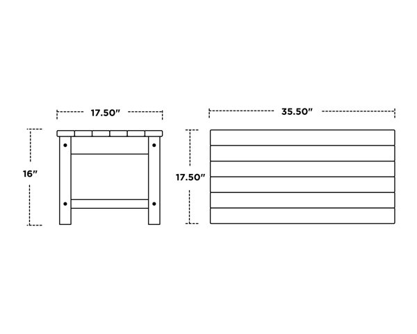 POLYWOOD Club Coffee Table & Reviews | Wayfair
