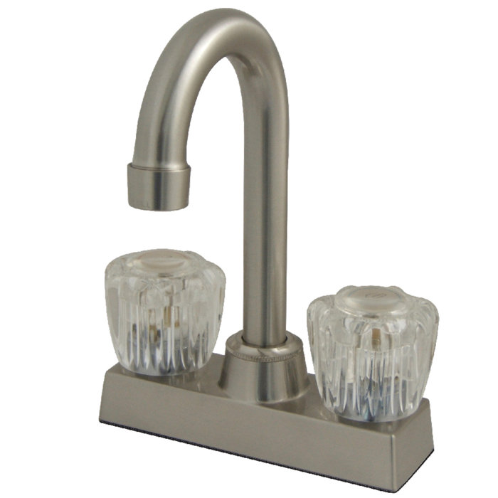 Kingston Brass Americana Two-Handle 2-Hole Deck Mount Bar Faucet | Wayfair