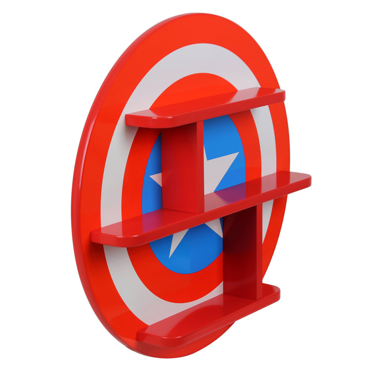 Disney Marvel Captain America Wall Shelf | Wayfair.co.uk