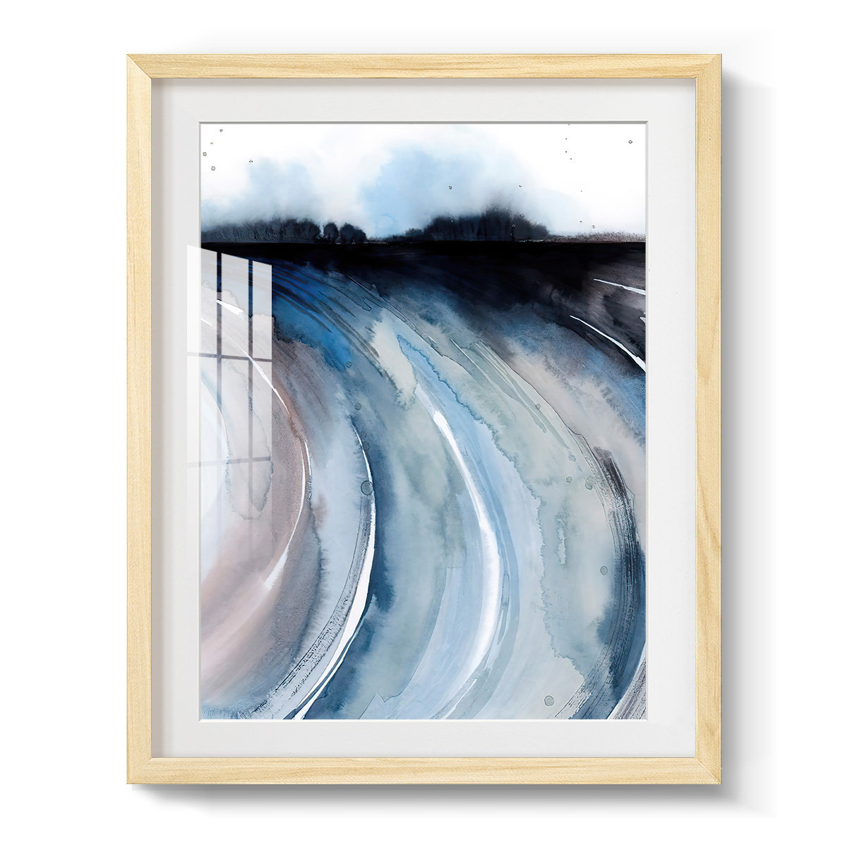 Wrought Studio™ Geode Valley II Framed On Paper Painting | Wayfair