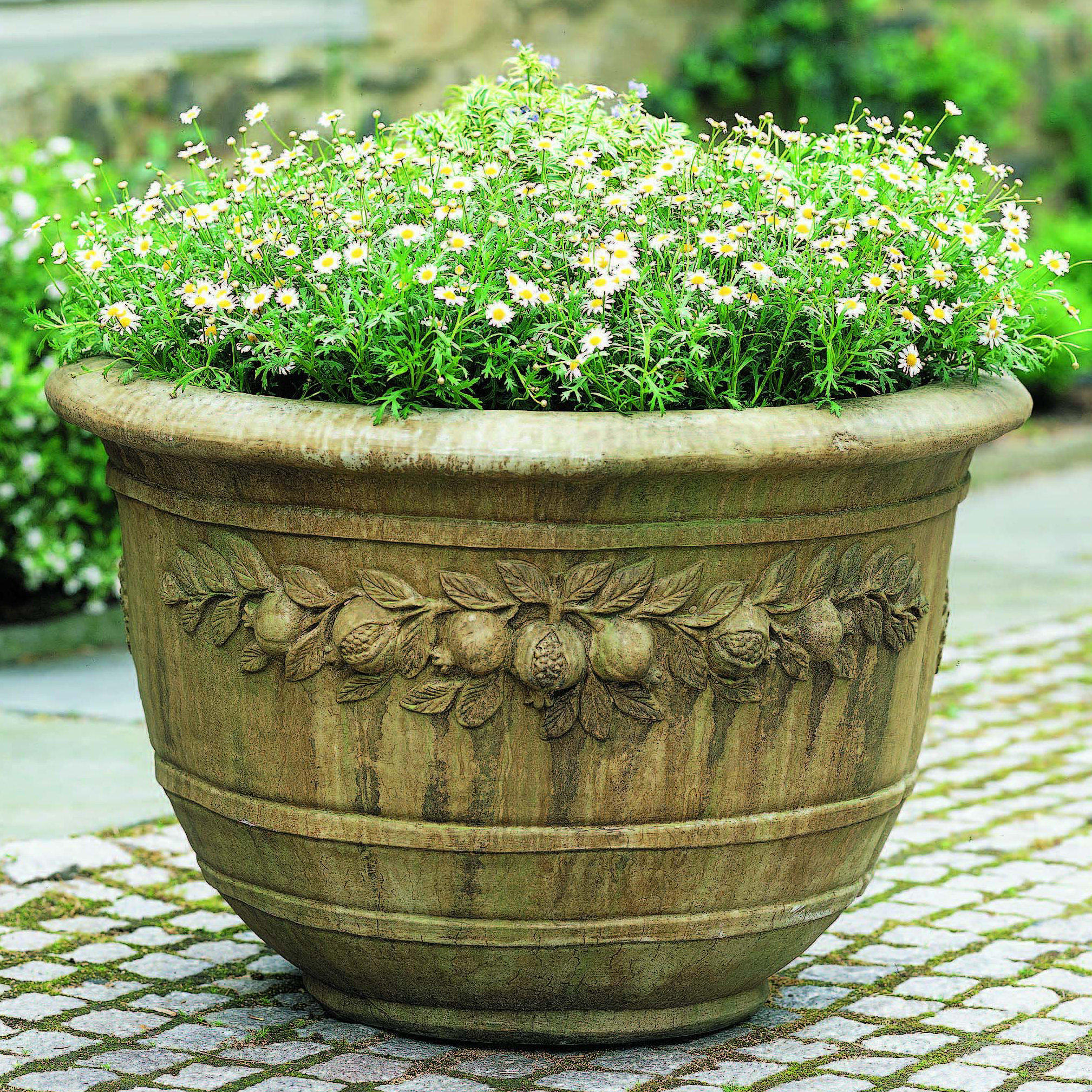 Fleur De Lis Living Jacklyn Cast Stone Pot Planter - Wayfair Canada