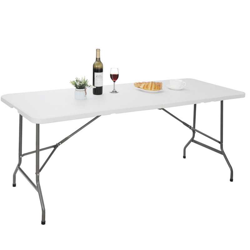 Amazingforless Rectangular Portable Folding Table & Reviews | Wayfair