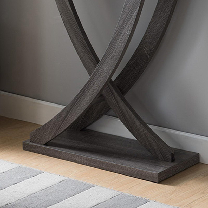 Gracie Oaks Curved Design Entryway Console Table | Wayfair
