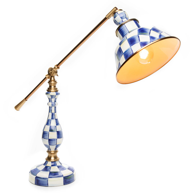 MacKenzie-Childs Royal Check® Reading Table Lamp | Wayfair